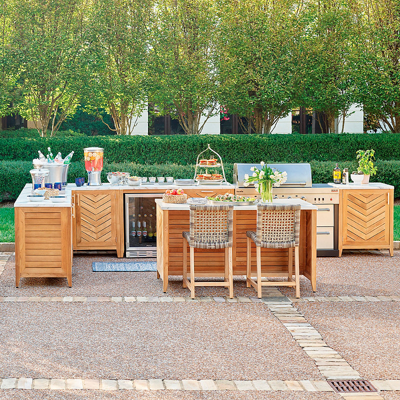 Frontgate Westport Outdoor Kitchen Collection In Natural | ModeSens