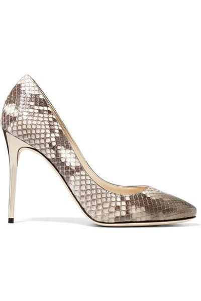 Jimmy Choo Esme Dégradé Python Pumps | ModeSens