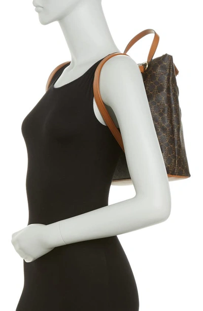 Nanette Lepore Logo Convertible Backpack In Chocolate/vachetta | ModeSens