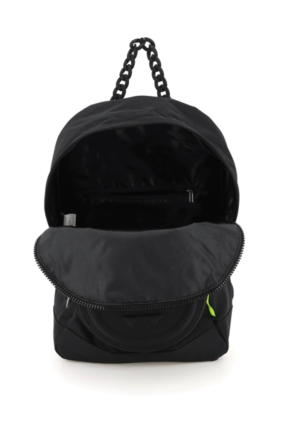 Barrow Backpack In Technical Fabric With Smile In Black | ModeSens