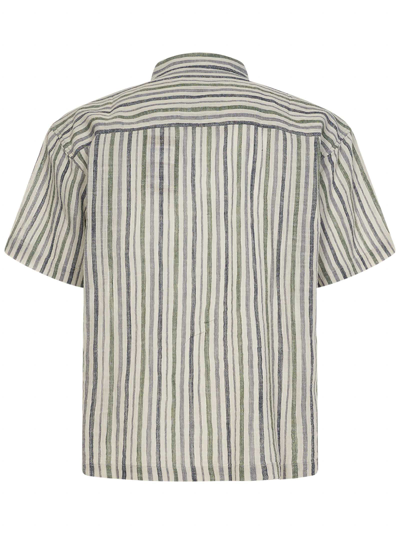 Stussy Wrinkly Cotton Gauze Shirt In Multicolor | ModeSens