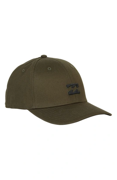 Billabong All Day Stretch Baseball Cap In Olive | ModeSens