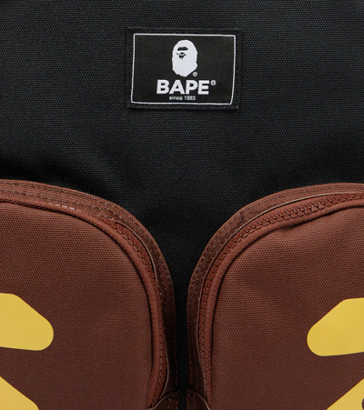Bape Kids' Printed Backpack In Black | ModeSens