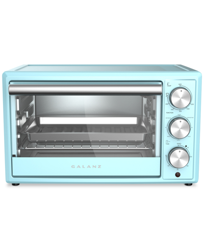 Galanz 6-slice True Convection Toaster Oven In Retro Blue | ModeSens