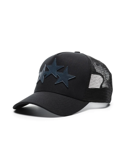 Amiri Black Three Star Trucker Hat | ModeSens