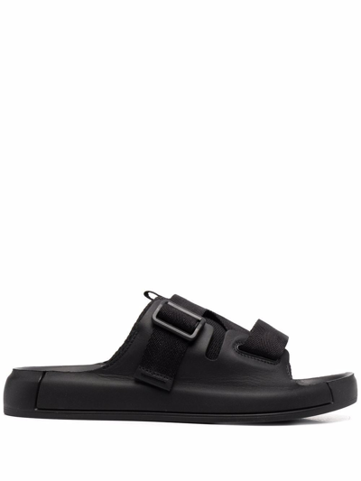 Stone Island Shoes Men's Black Slide Sandals | ModeSens