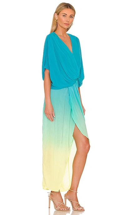 Young Fabulous & Broke Luelle Midi Dress In Teal | ModeSens