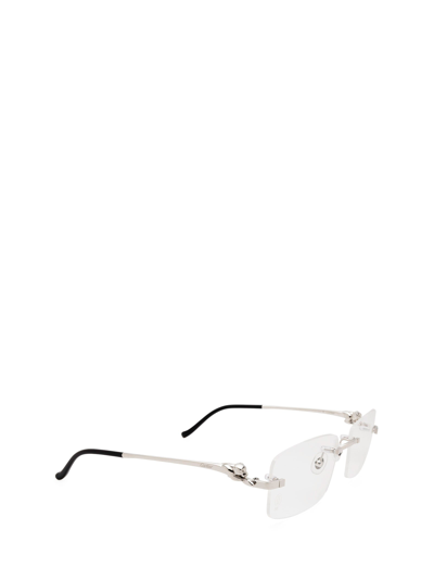 Cartier Eyeglasses In Silver | ModeSens