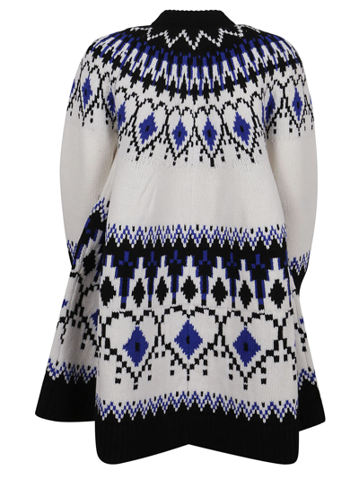 Alexander Mcqueen Cardi Coat Fair Isle In Nero | ModeSens