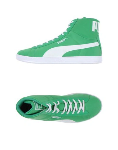 Puma High-tops In Green | ModeSens