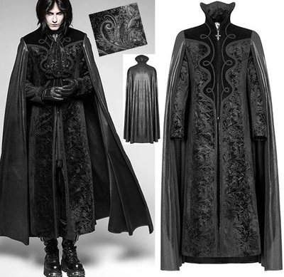 Pre-owned Punk Rave Gothic Baroque Victorian Vampire Velvet Jacquard ...