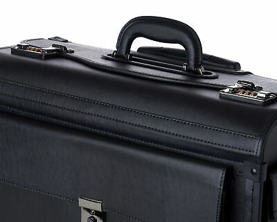 Pre-owned Alpine Swiss 19 Wheeled Briefcase Rolling Case Sales Sample ...