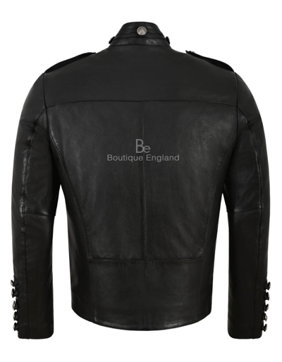 Pre-owned Smart Range Leather Hussar Jimi Hendrix Jacket Parade Jacket ...