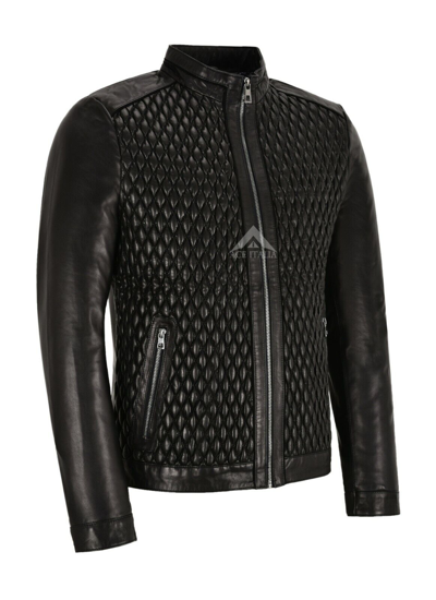 Pre-owned Smart Range Leather Premium Mens Leather Jacket Black ...