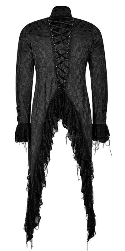 Pre-owned Punk Rave Long Jacquard Tailcoat Jacket Gothic Dandy Retro ...