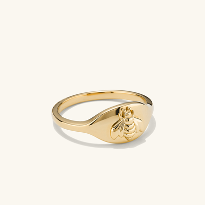 Mejuri Bee Ring In Vermeil ModeSens