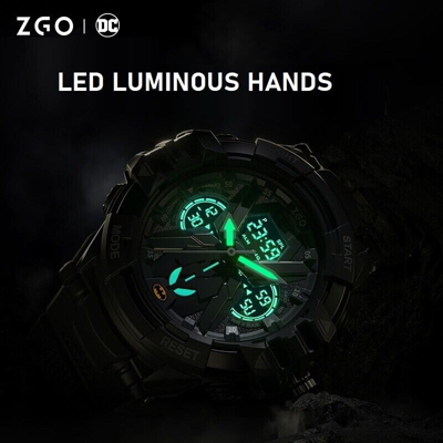 Pre-owned Zgo Warner Dc Original Dark Night Batman Wristwatch Sport ...