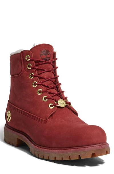 Timberland Premium Waterproof Boot In Red/red | ModeSens