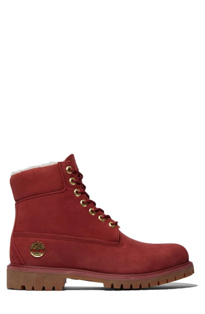 Timberland Premium Waterproof Boot In Red/red | ModeSens