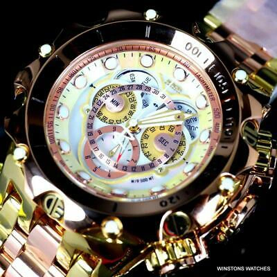 Pre-owned Invicta Reserve Venom Hybrid High Polished Gold/rose Gold ...