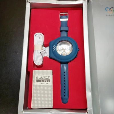 Pre-owned Swatch Irony Chrono Olympic Edition Athens 2004 | ModeSens