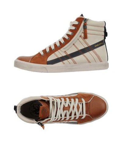 Diesel High-tops In Brown | ModeSens