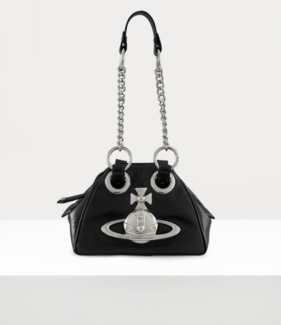 Vivienne Westwood Archive Orb Yasmine Bag In Black | ModeSens