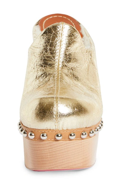 Christian Louboutin Joan Genuine Shearling Lined Platform Clog In ...