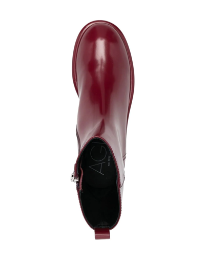 Agl Attilio Giusti Leombruni Leather Ankle Boots In Red | ModeSens