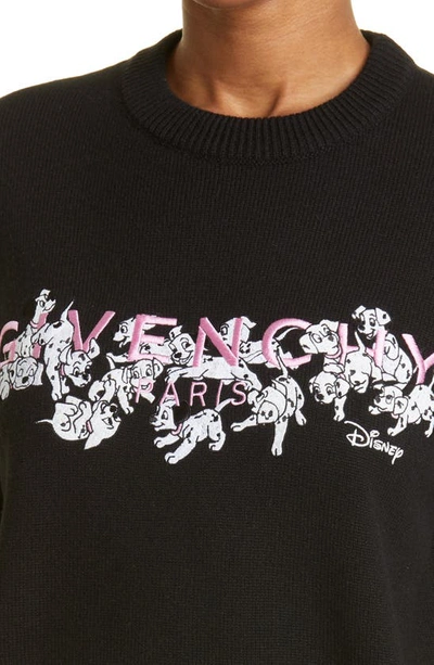 Givenchy Disney X 101 Dalmatians 4g Logo Wool And Cashmere Sweater In
