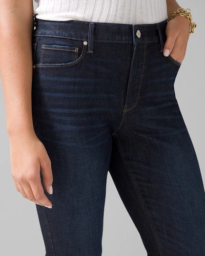 White House Black Market Curvy High-rise Sculpt Denim Slim Jeans In ...
