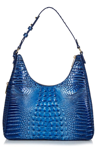 Brahmin Tabitha Ombre Melbourne Leather Shoulder Bag In Vistablue ...