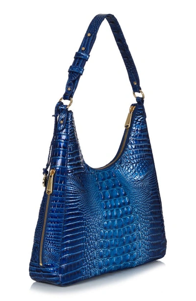 Brahmin Tabitha Ombre Melbourne Leather Shoulder Bag In Vistablue ...