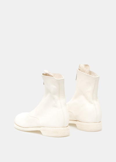 Guidi White 210 Front Zip Boots | ModeSens