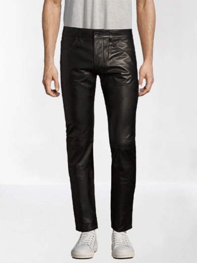 Pre-owned Leder Designs Slim-fit Leather Pants Black Leather Pants Mens ... Pre-owned Leder Designs Slim-fit Leather Pants Black Leather Pants Mens ...