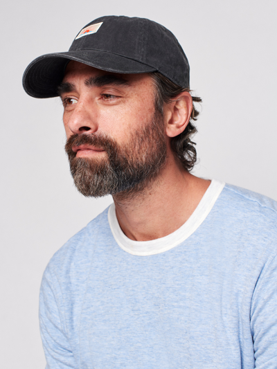 Faherty Sun And Wave™ Dad Hat In Washed Black | ModeSens