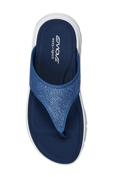 Easy Spirit Women's Moon Emove Slip On Sandals Women's Shoes In Denim ...