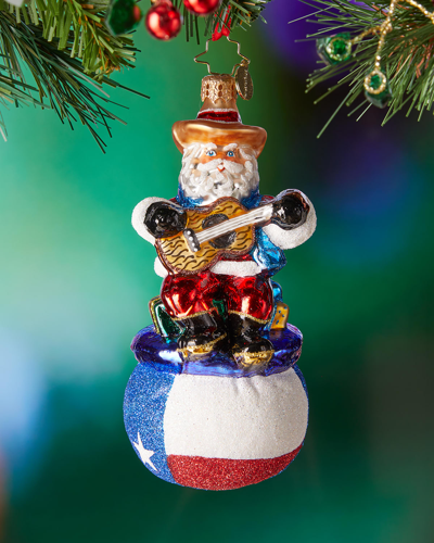 Christopher Radko 5" Pride Of Texas Santa Christmas Ornament | ModeSens