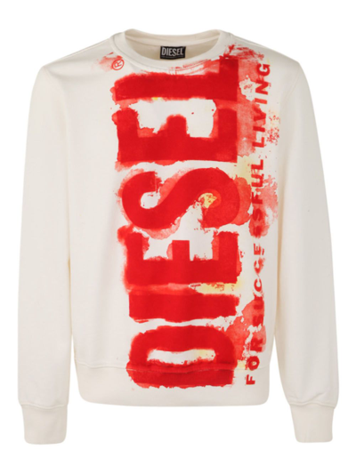 Diesel Mens White Other Materials Sweater | ModeSens