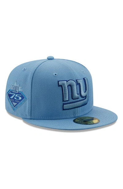 New Era Light Blue New York Giants 75 Years The Pastels 59fifty Fitted ...