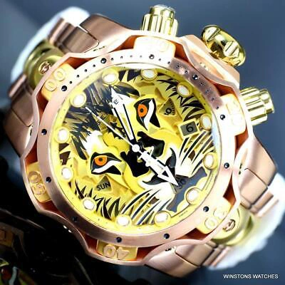 Pre-owned Invicta Venom Gen Iii Lion Rose Gold Tone Swiss Mvt ...