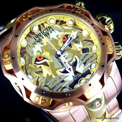 Pre-owned Invicta Venom Gen Iii Lion Rose Gold Tone Swiss Mvt ...