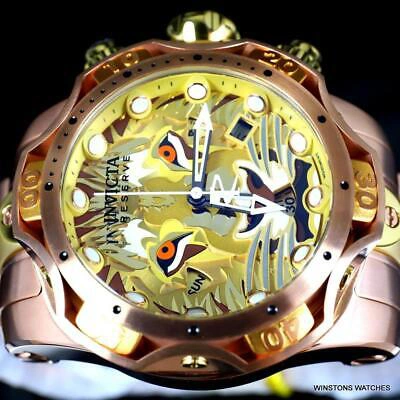 Pre-owned Invicta Venom Gen Iii Lion Rose Gold Tone Swiss Mvt ...