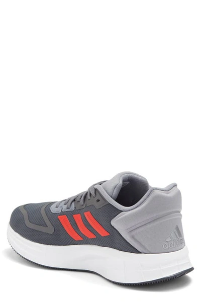 Adidas Originals Adidas Men's Duramo 10 Running Shoes In Grey/vivid Red ...