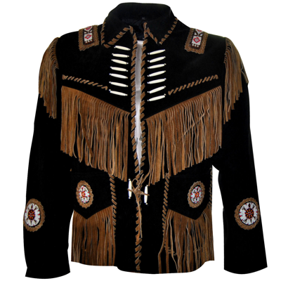 Pre-owned Native American Traditional Mens Native Us Black And Brown ...