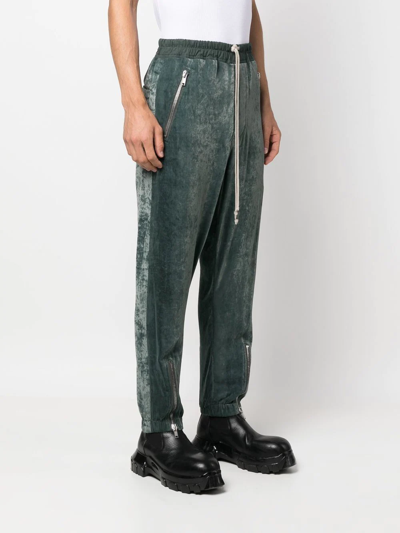 Rick Owens Tapered Track-pants In Green | ModeSens