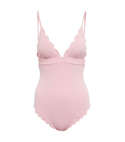 Marysia Santa Clara Scalloped-edge Swimsuit In Bloom | ModeSens