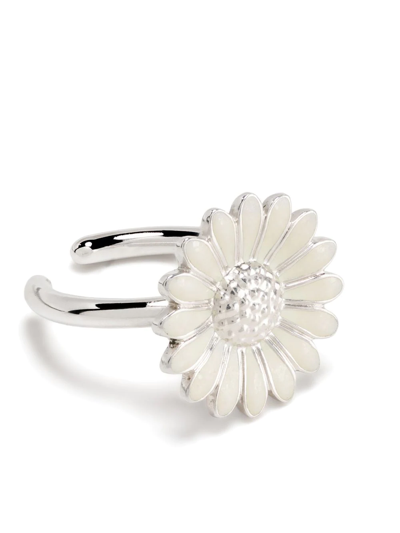 Georg Jensen Small Daisy Ear Cuff In Metallic | ModeSens