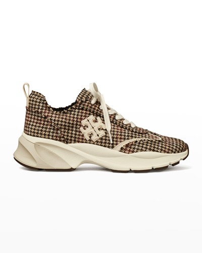 Tory Burch Good Luck Trainer Sneakers In Herringbone New | ModeSens