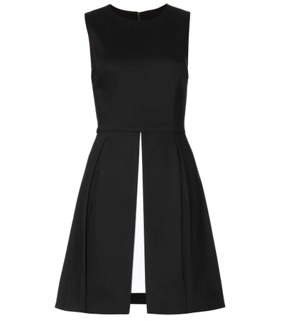 Alice And Olivia 'bria' Peplum Fit & Flare Dress In Black/white | ModeSens